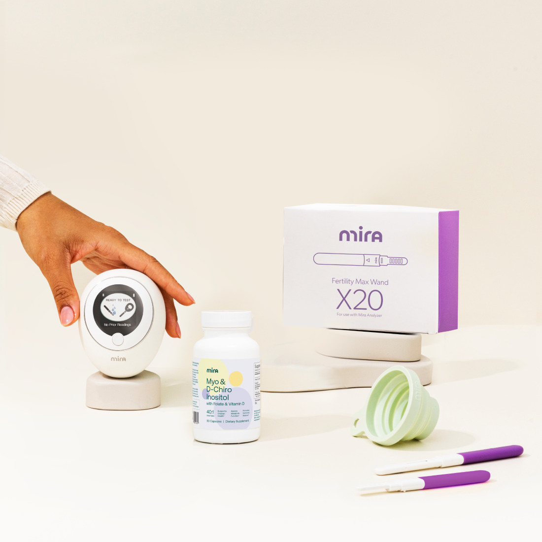 PCOS Hormone Monitor and Supplements Bundle | Mira Fertility – Mira Fertility Shop