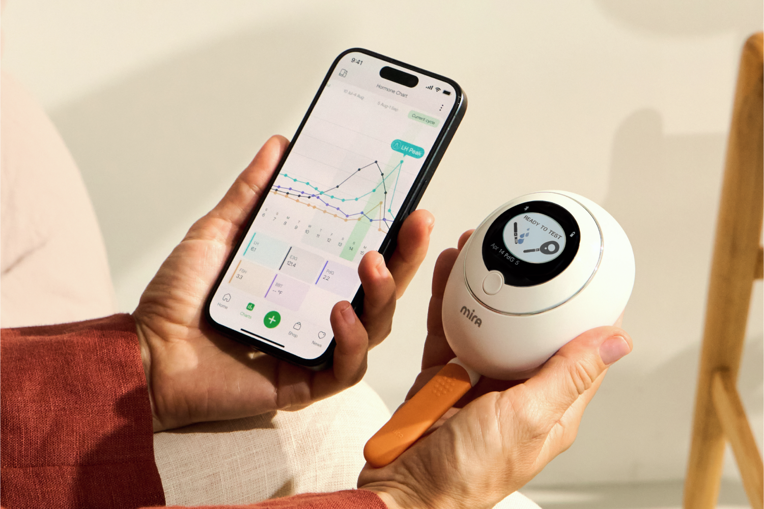 The Mira App: How do I read Mira charts? – Mira Fertility Shop