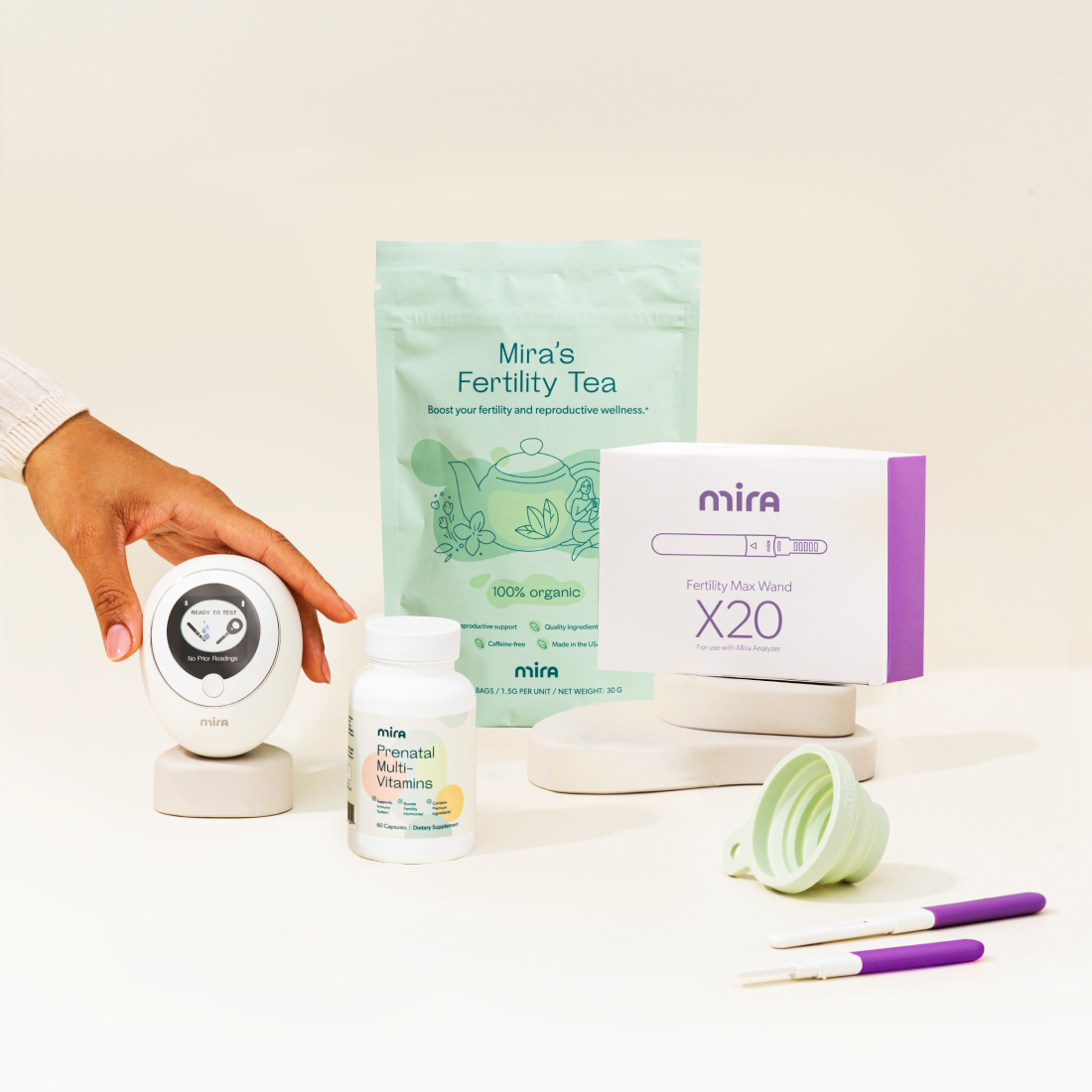 Get Pregnant Hormone Monitor and Supplements Bundle | Mira – Mira ...