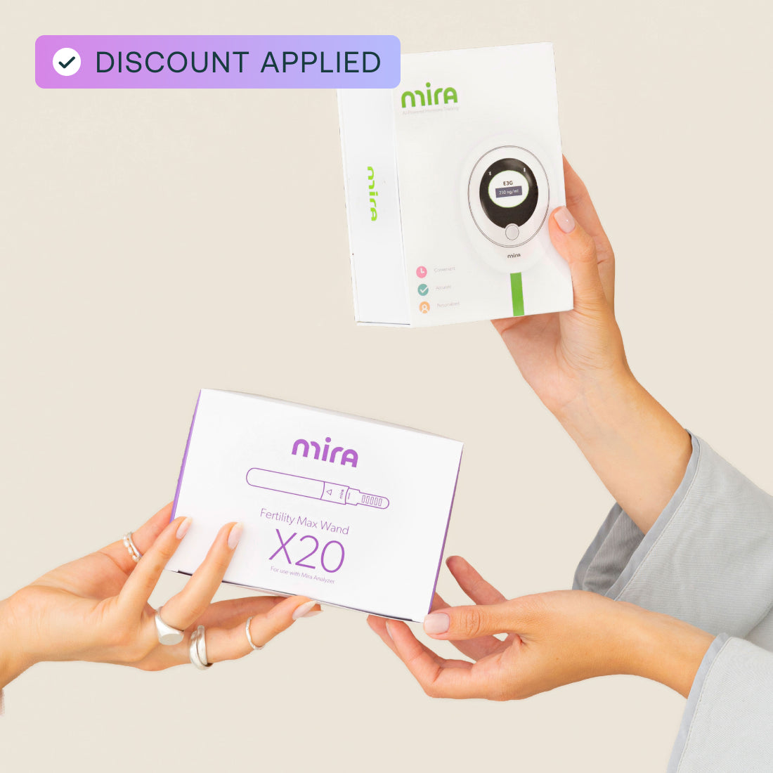 Mira Starter Kit Fertility Device + 10 Max Wands | Mira Fertility Shop