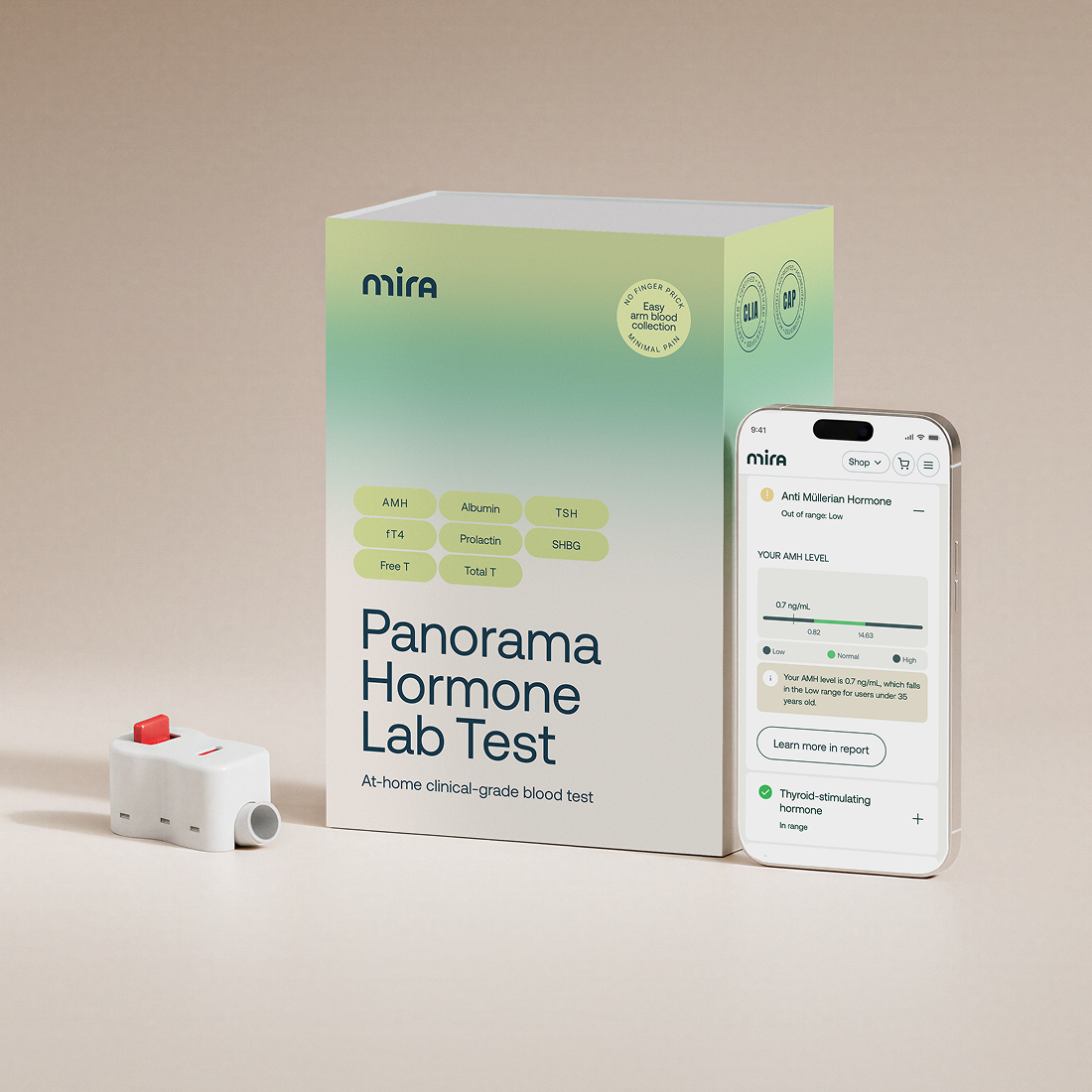 At-home Perimenopause Hormone Lab Test by Mira – Mira Fertility Shop