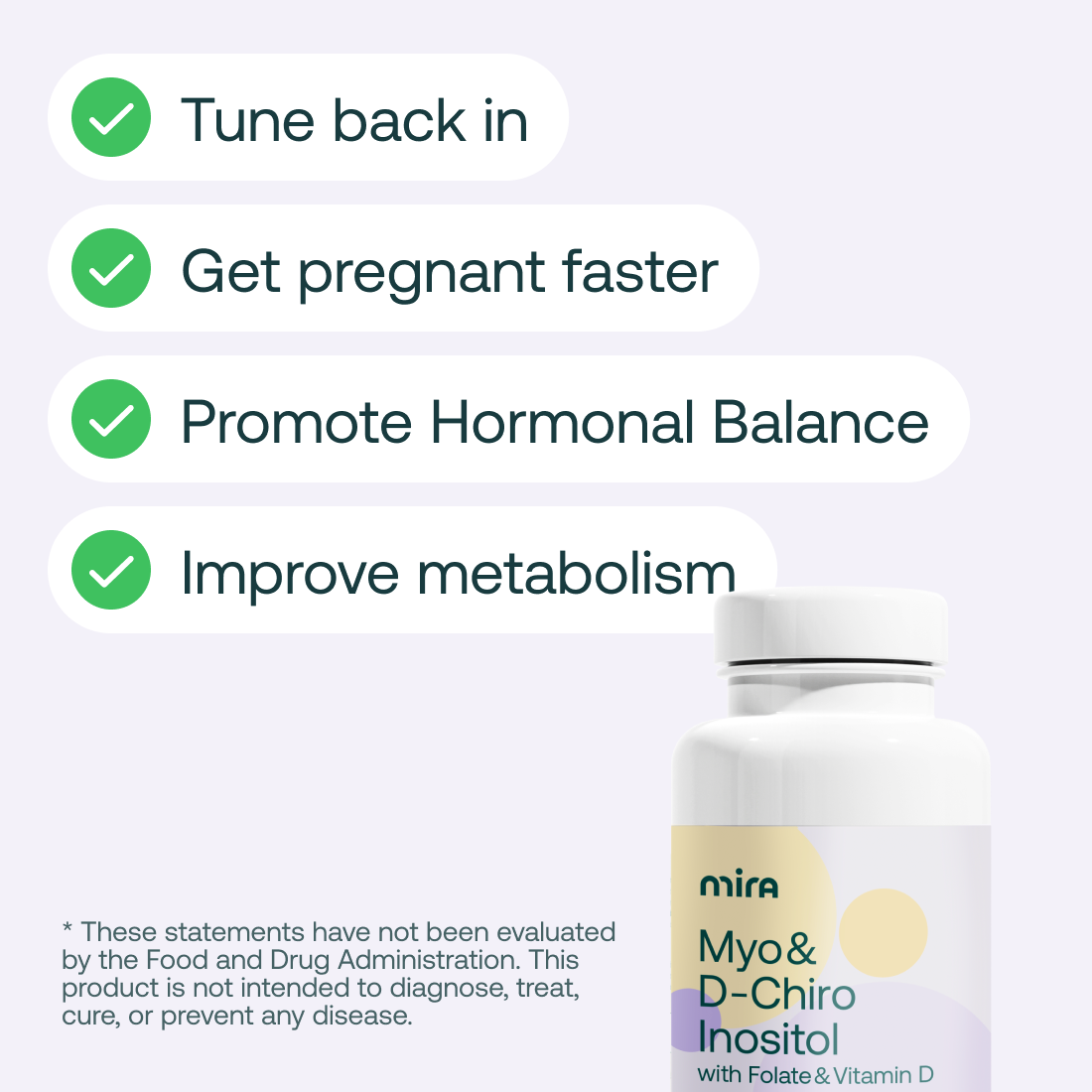Mira PCOS Supplements – Mira Fertility Shop